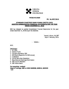 PR – 057 SCB Audited Financial Statements for the Full Year Ended December 2018 | Annual Reports ...
